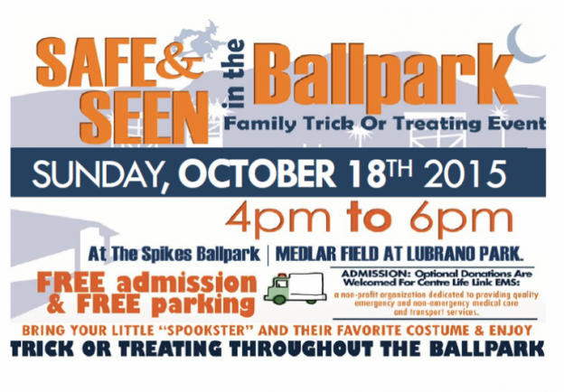 Safe and Seen in the Ballpark, Sunday October 18th - Centre Life Link